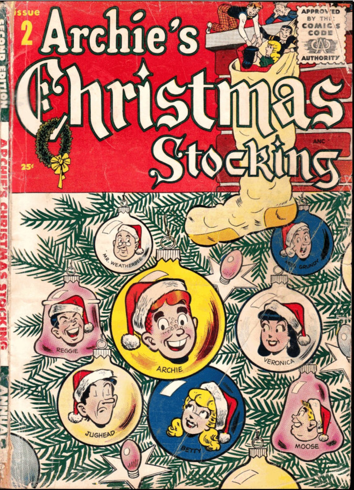 Archie Giant Series Magazine. Archie Christmas Stocking. - Etsy