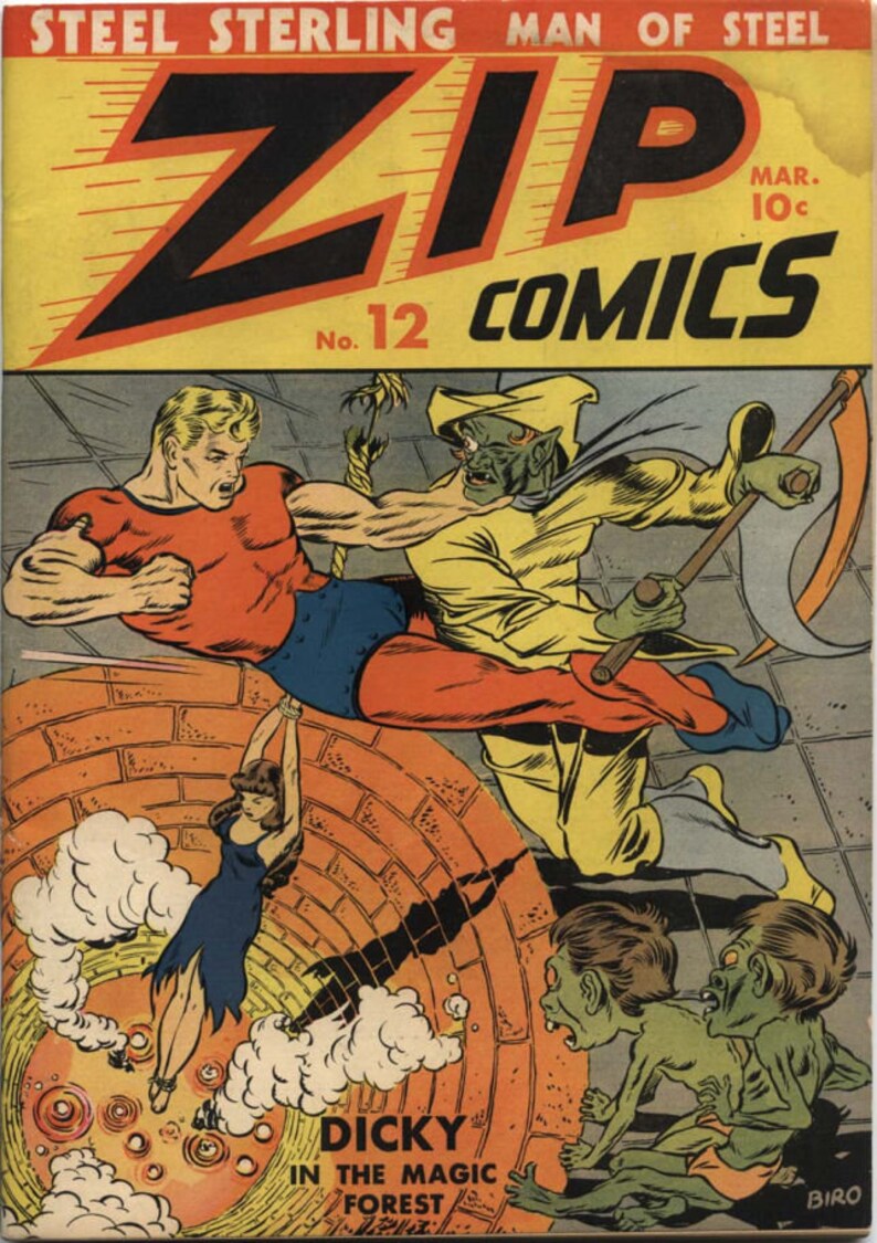 Zip Comics. Golden Age. Rare Vintage Comics Compact Disc 1940-1944 1-47 ...