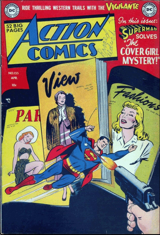 Action Comics Rare Vintage. Golden Age 1950-1961 141-280 Compact Disk ...
