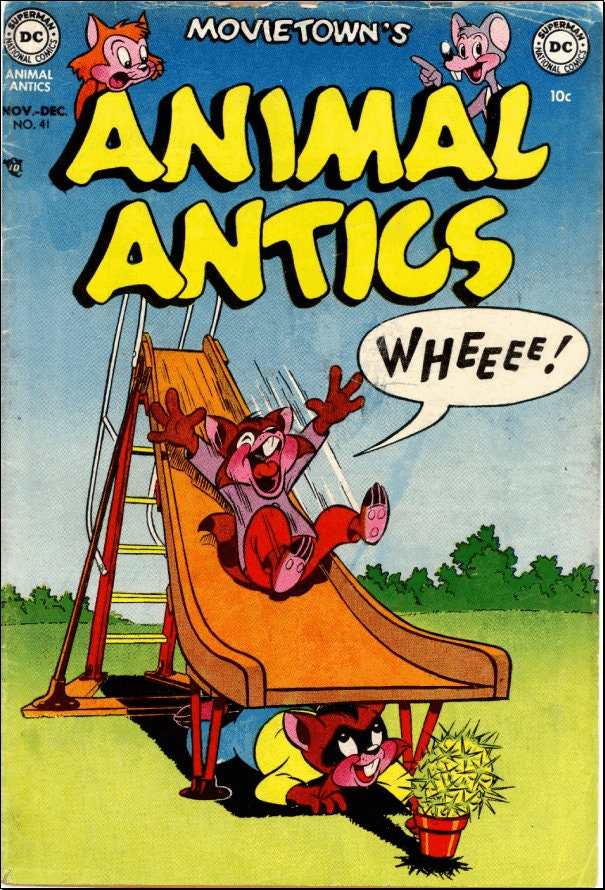 Animal Antics Movietown's Animal Antics Comics Rare Vintage. Golden Age ...
