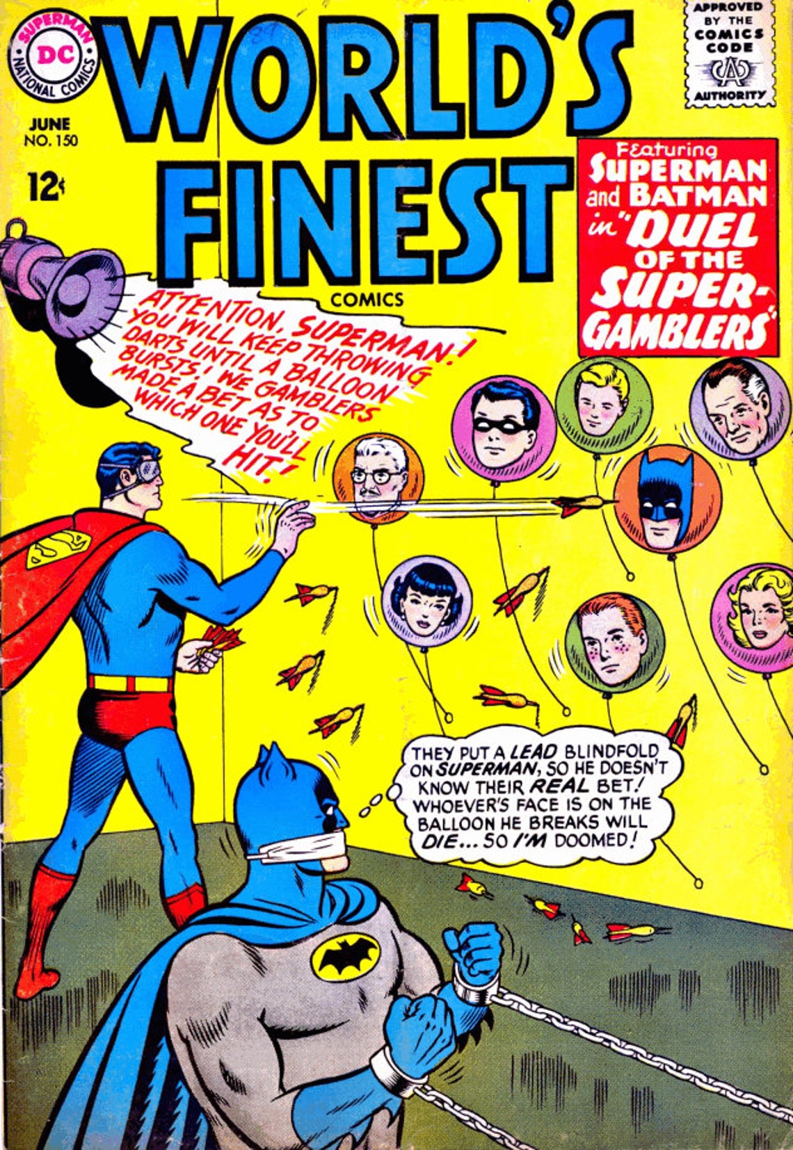 Worlds Finest Comics (world's Best Comics). Rare Vintage. Golden Age ...