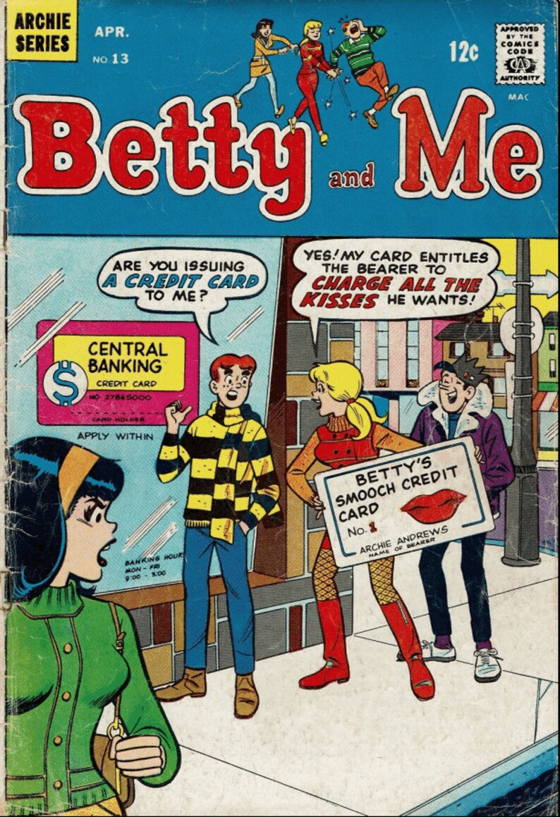 Betty and Me Comics. Comics Rare Vintage no. 1 and No.2 125 ...