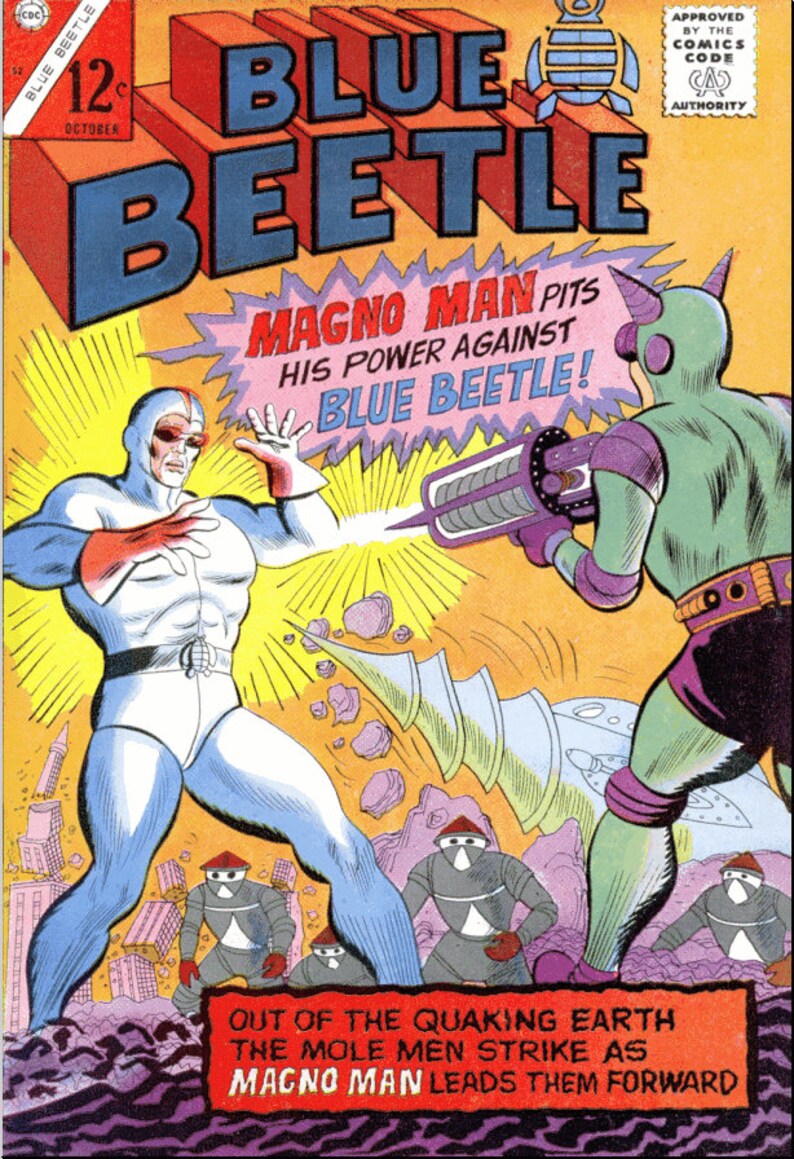 Blue Beetle Comics Big 3. Golden Age. Rare Vintage Comics 1939-1968 83 ...
