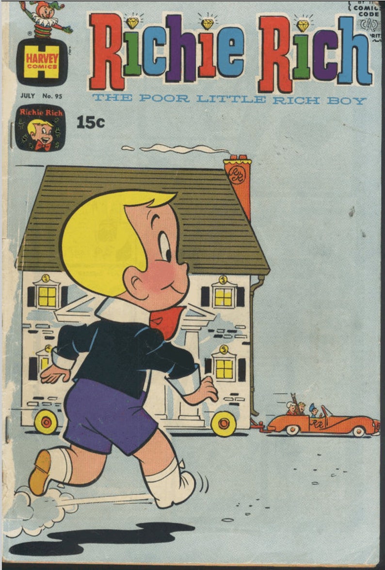 Richie Rich Comics. Silver Age. Rare Vintage Comics. Compact Disc No.1 ...