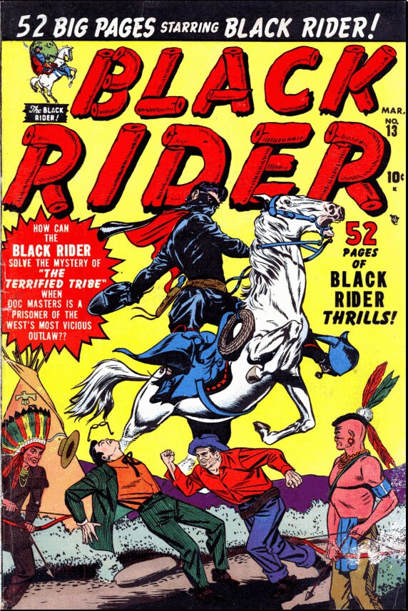 Black Rider Western Tales of Black Rider Gunsmoke Western Comics. Rare ...