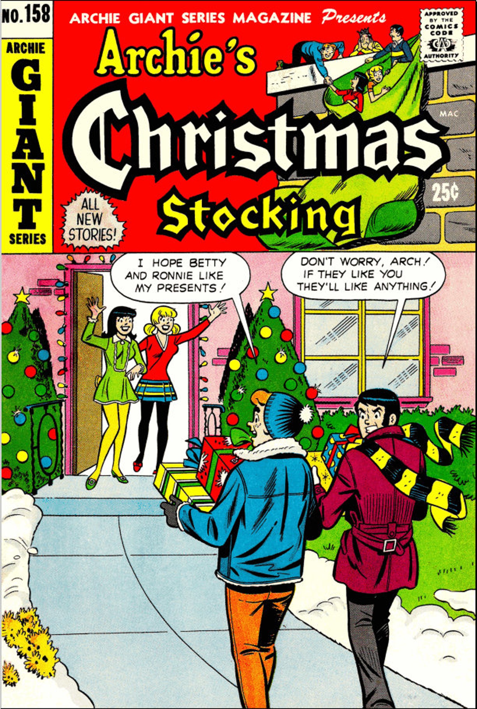 Archie Giant Series Magazine. Archie Christmas Stocking. - Etsy