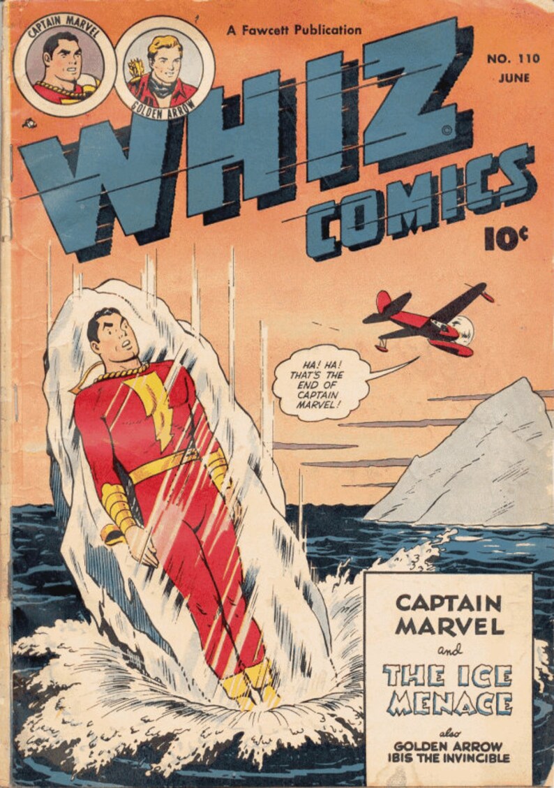Whiz Comics. Rare Vintage. Golden Age february 1940 June 1953 No1 and ...