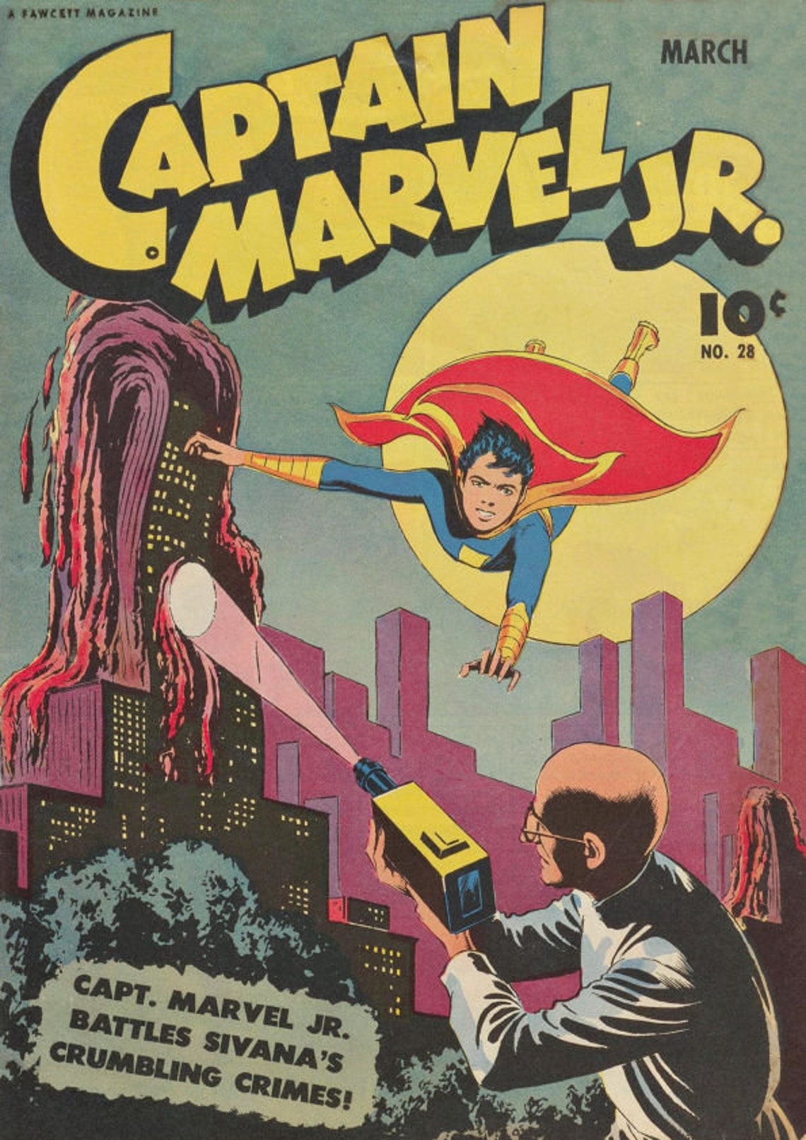 Captain Marvel Jr Comics. Golden Age. Rare Vintage Comics 1942-1953 ...