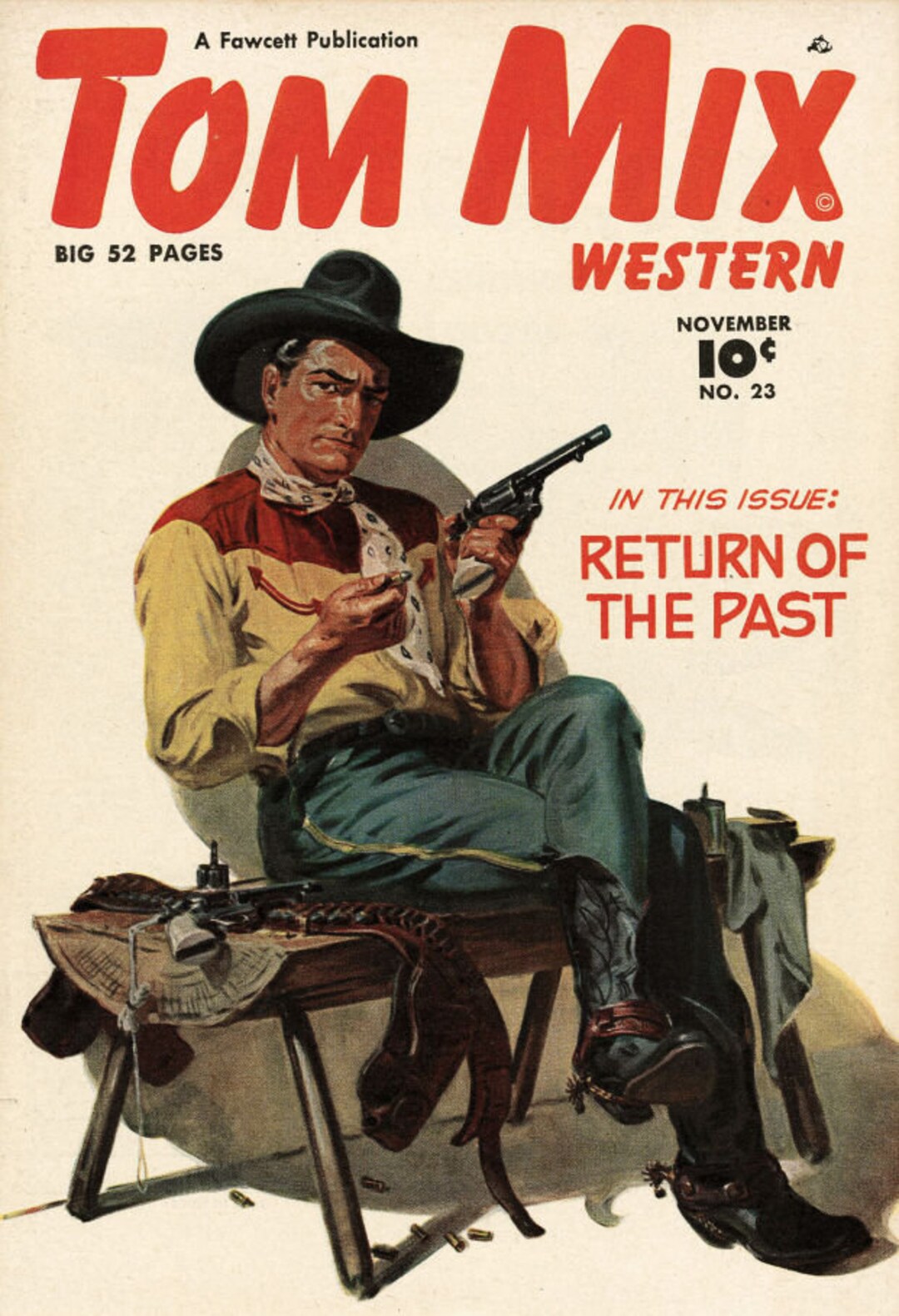 Tom Mix Western Comics. Golden Age. Rare Vintage Comics (1948-1953; 59 ...