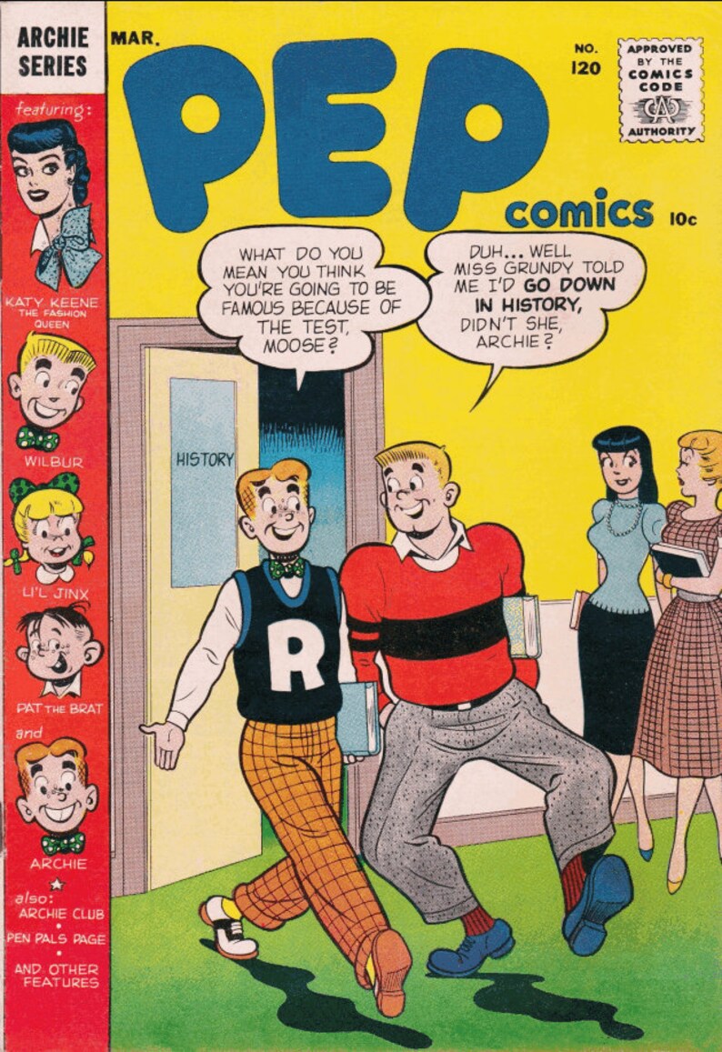 Pep Comics. Golden Age. Rare Vintage Comics. Compact Disk No1 and No2 ...