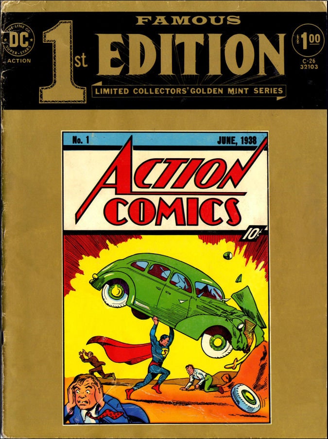 Limited Collectors Edition DC Comics. Rare Vintage. Golden - Etsy