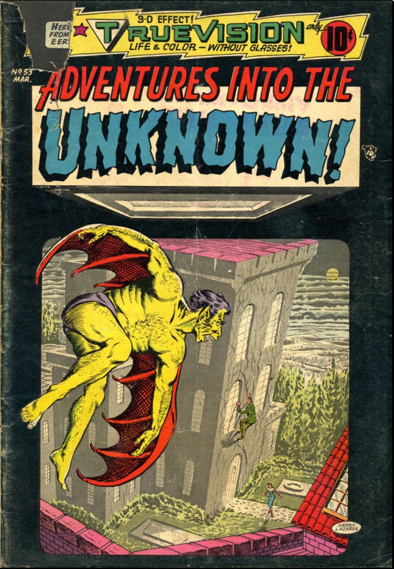 Adventures Into the Unknown Comics. Golden Age. Rare Vintage Comics ...