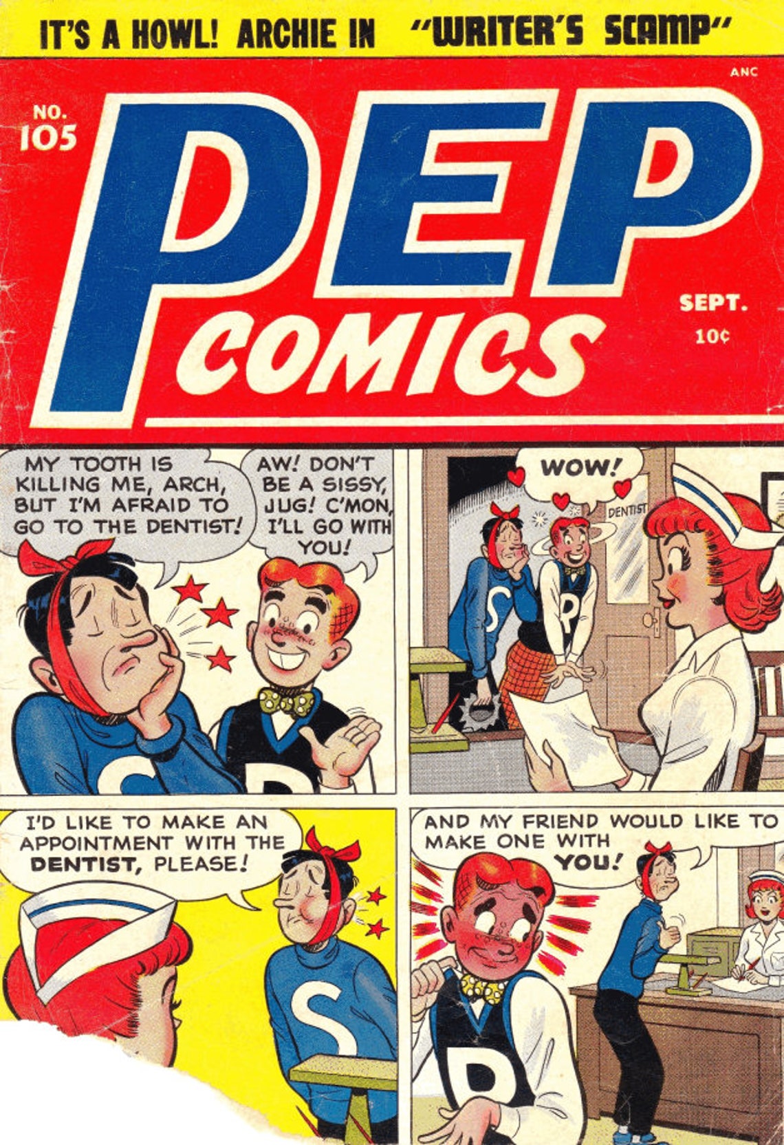 Pep Comics. Golden Age. Rare Vintage Comics. Compact Disk No1 and No2 ...
