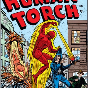 Human Torch Comics. Rare Vintage. Golden Age (1940-1954; 1-38 and 1974 ...