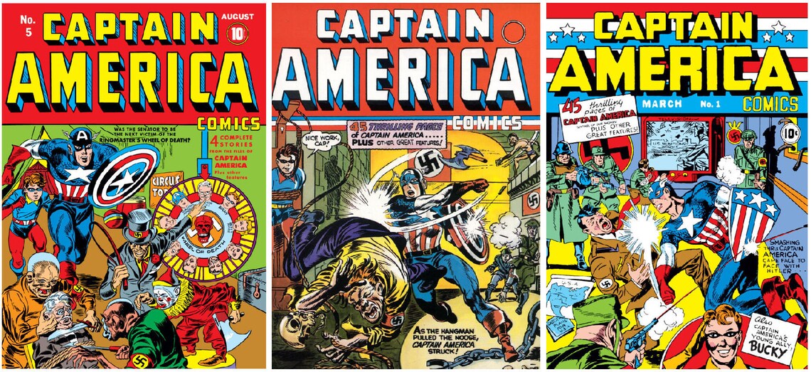 Captain America Comics ( 1 - 78) (1941 - 1954) Golden Age. Compact Disk ...