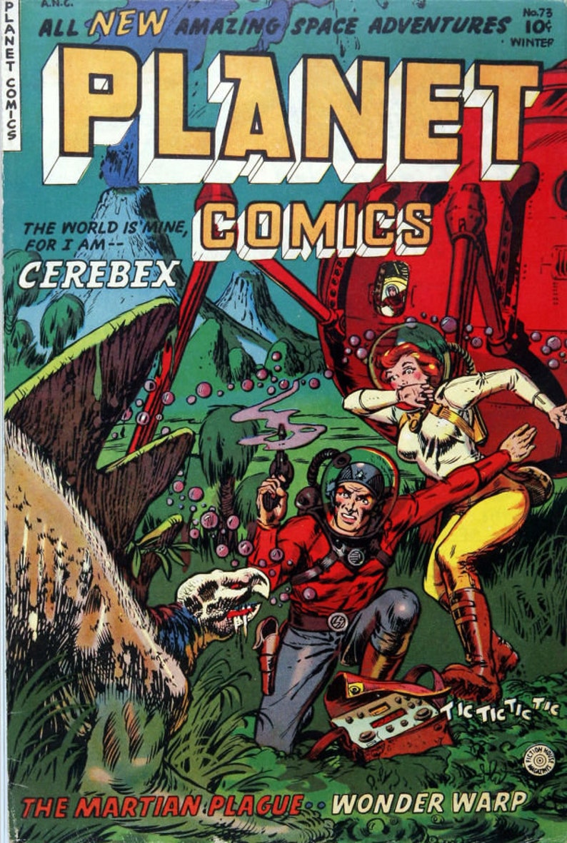Planet Comics. Golden Age. Rare Vintage Comics (1940-1953; 1-73 ...
