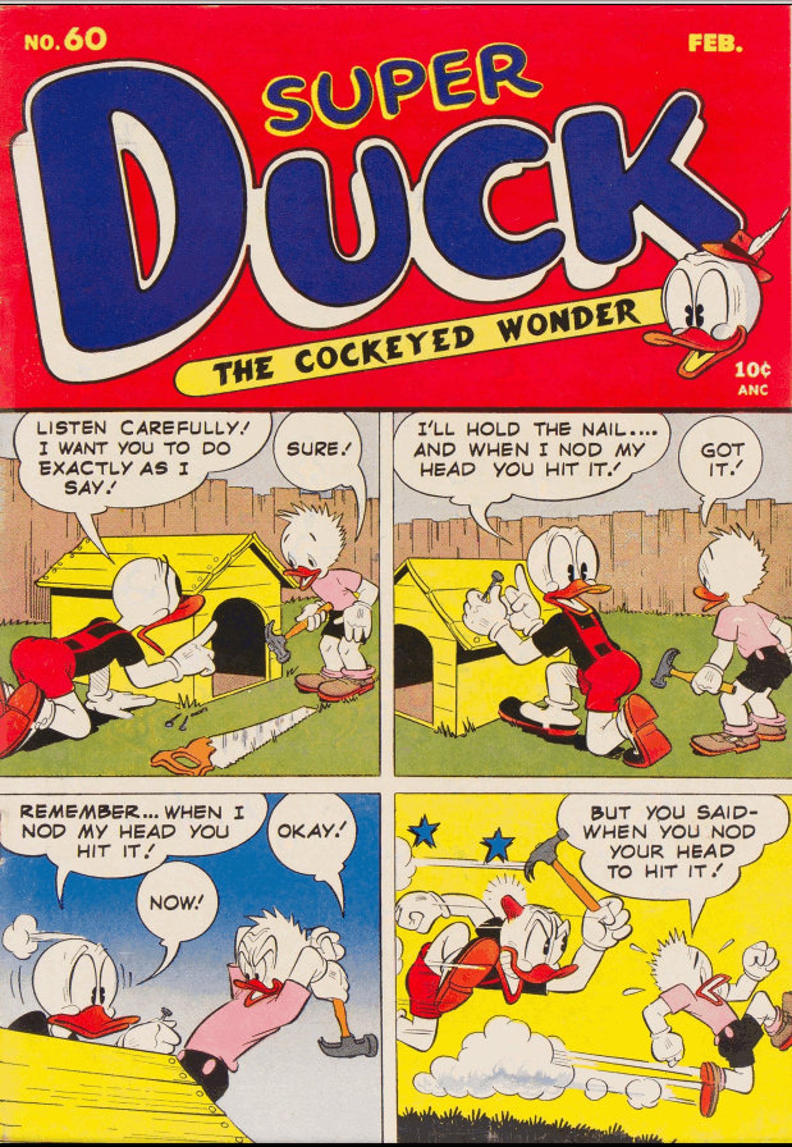 Super Duck Comics. Golden Age. Rare Vintage. (1944-1960; 1-93 ...