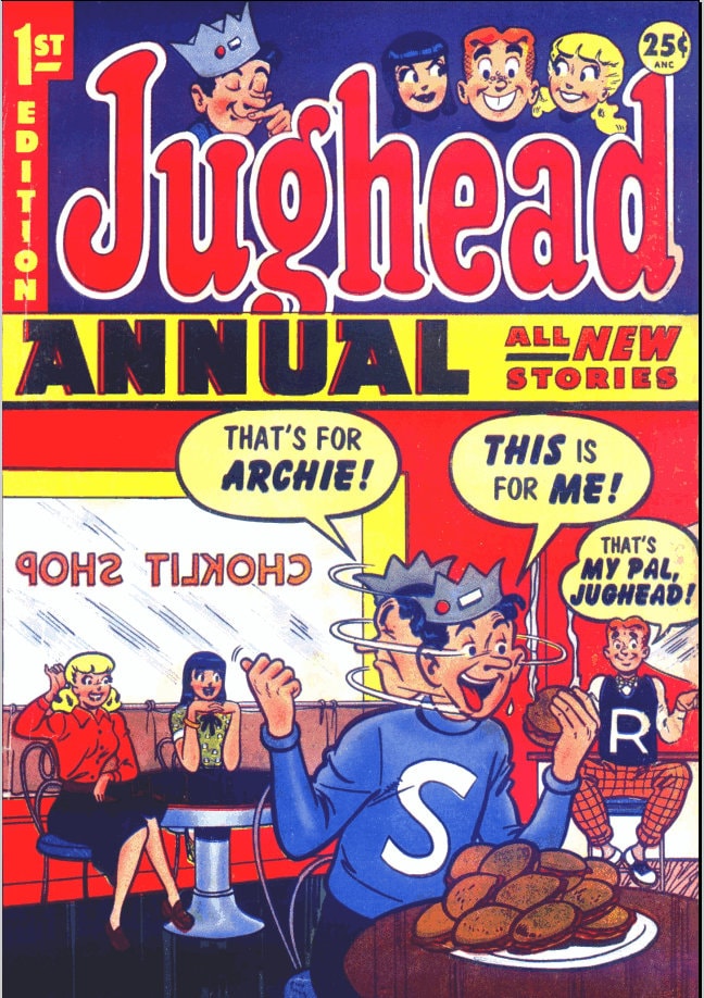 Archies Pal Jughead Comics. Jughead Comics. Golden Age. Rare Vintage ...