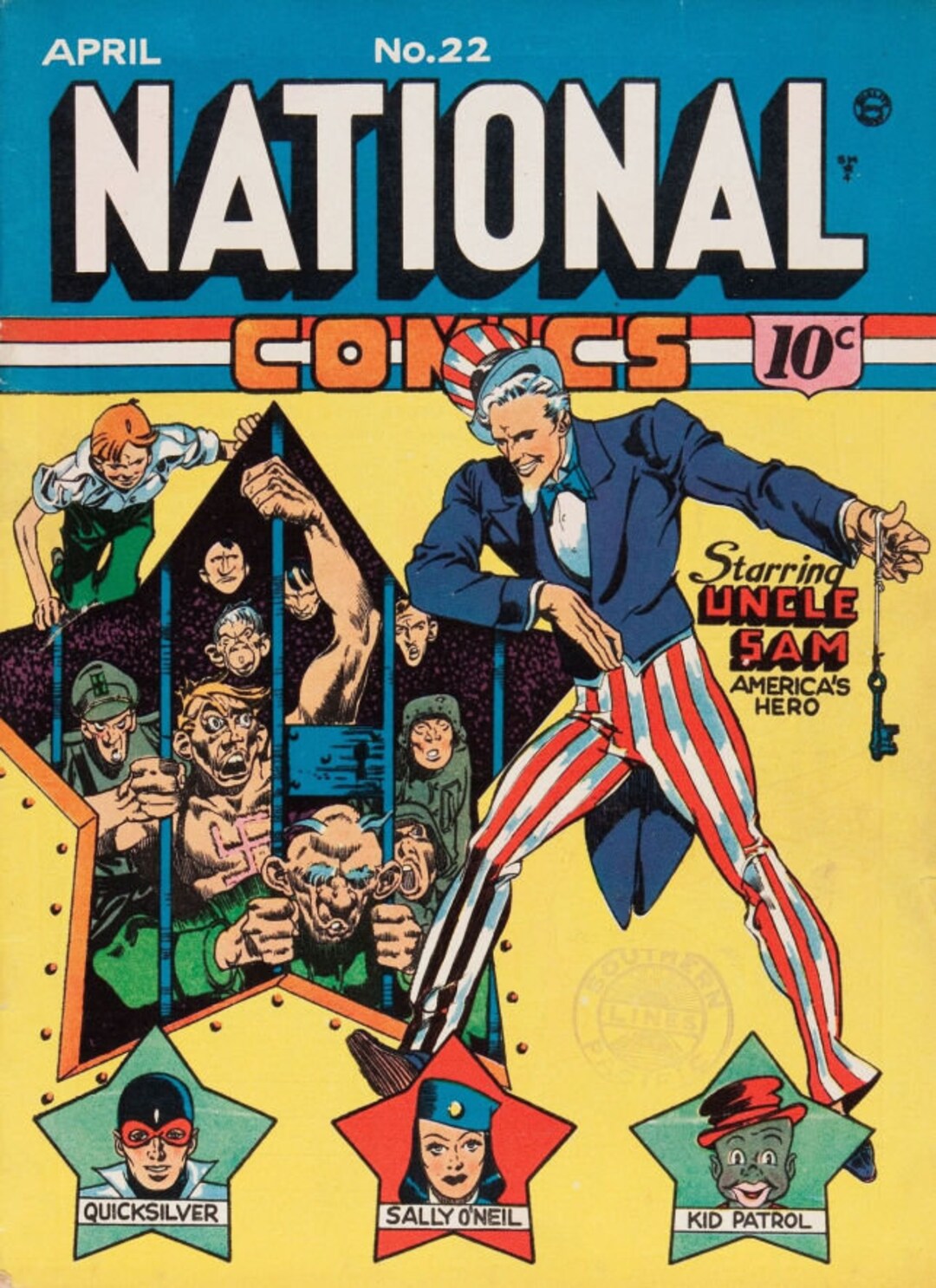 National Comics. Golden Age. Rare Vintage Comics 1940-1949 1-75 ...