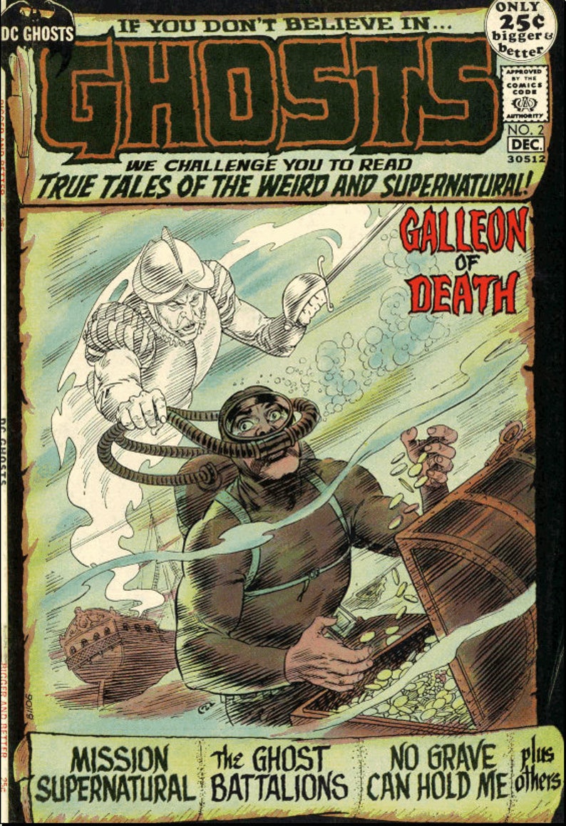 Ghosts Comics. Rare Vintage. Silver Age. From 1971. Compact Disk - Etsy