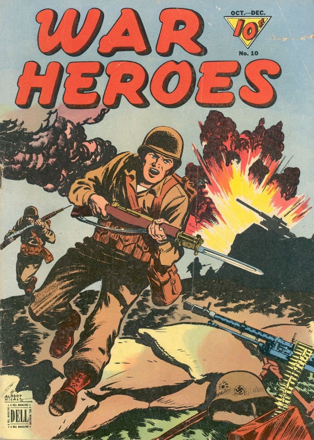 War Comics. Golden Age. Rare Vintage Comics (1940-1955; 37 Publications ...