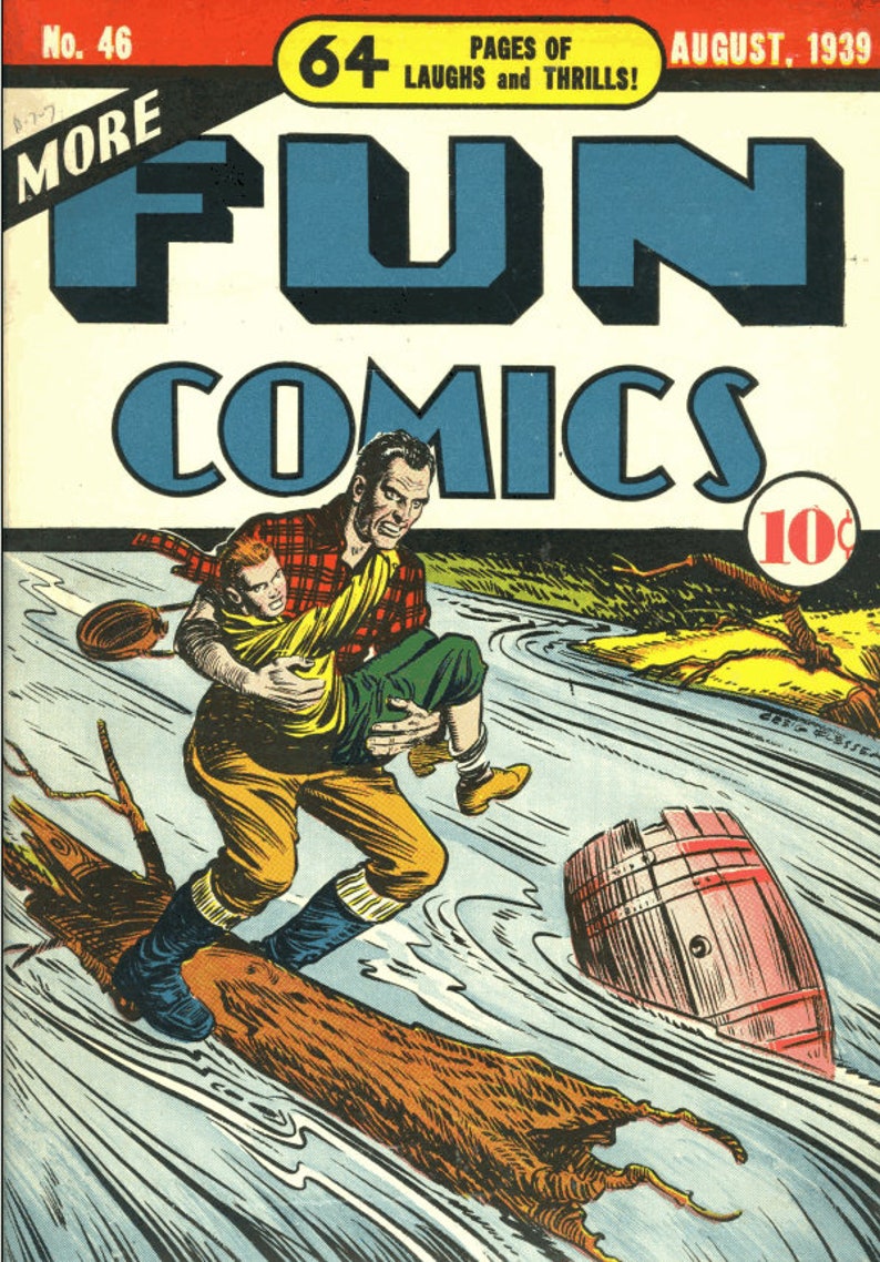 New Fun More Fun Comics. Golden Age. Rare Vintage. Compact Disk. 1935 ...