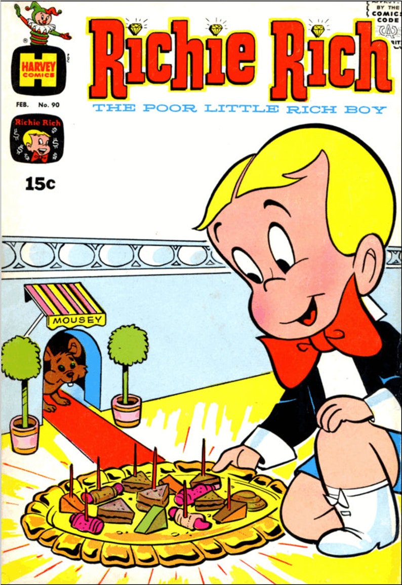 Richie Rich Comics. Silver Age. Rare Vintage Comics. Compact Disc No.1 ...