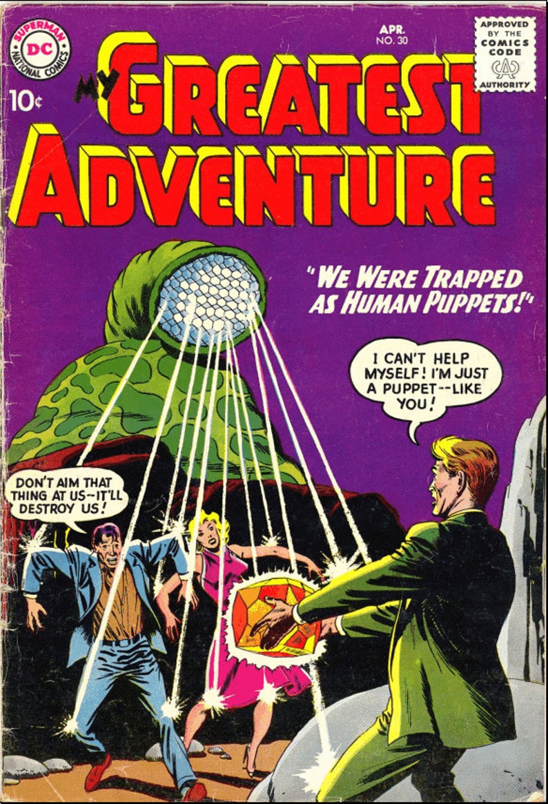 My Greatest Adventure Comics. Golden Age. Rare Vintage Comics (1955 ...