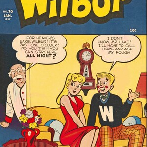 Wilbur Comics. Golden Age. Rare Vintage Comics 90 Publications. Compact ...