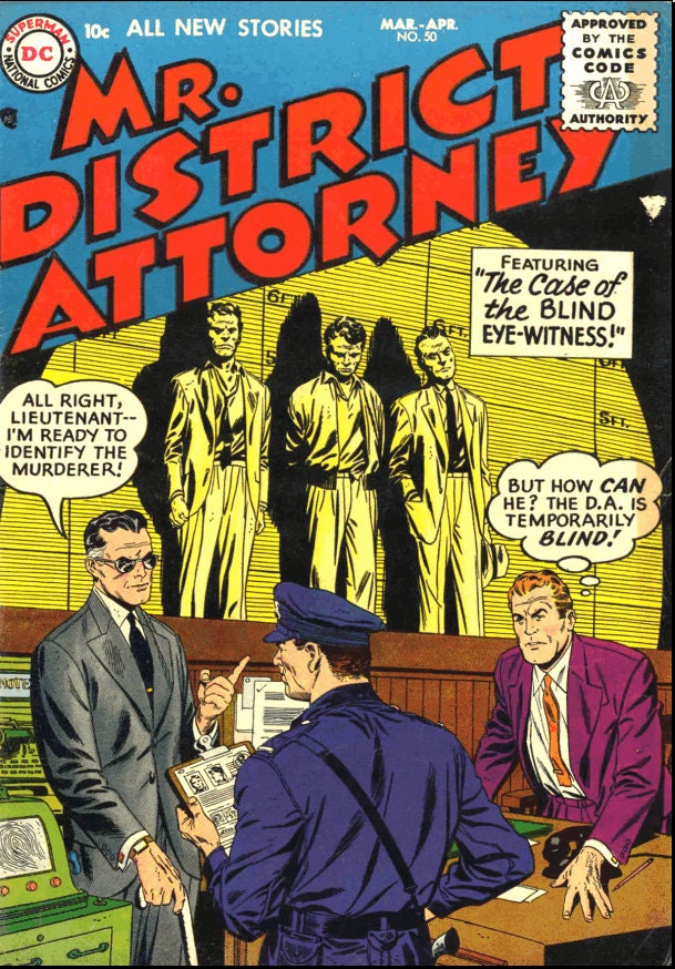 Mr. District Attorney Comics Rare Vintage. Golden Age. 1948-1959 1-67 ...