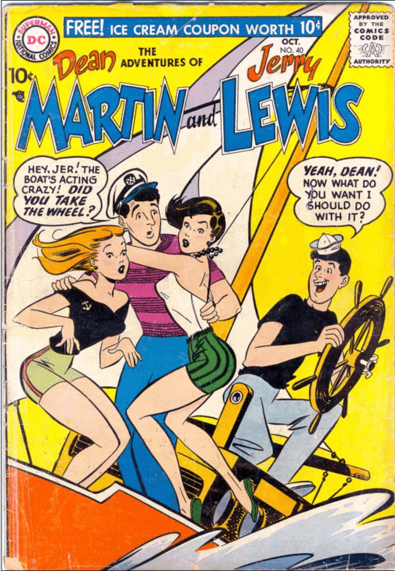 Adventures of Dean Martin and Jerry Lewis Comics. Rare Vintage. 1-40 ...