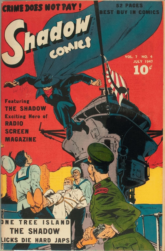 Shadow Comics. Rare Vintage. Golden Age. 1940-1949 72 - Etsy