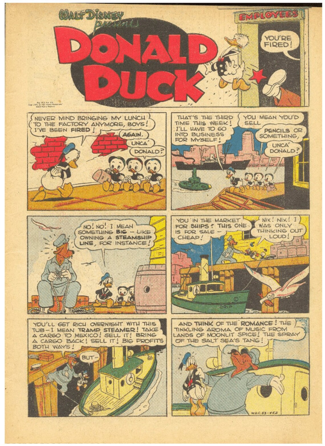 Donald Duck. Rare Vintage. Golden Age. From 1934 6770 - Etsy