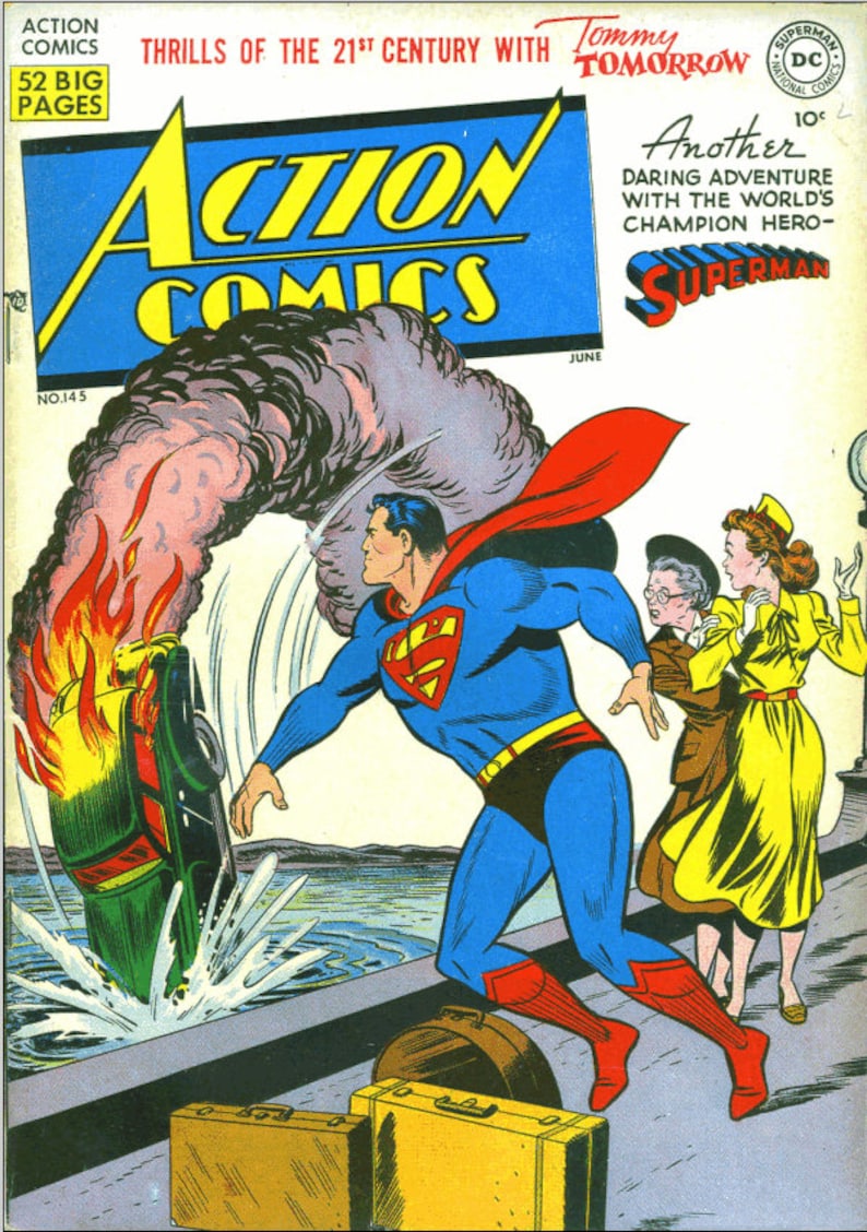 Action Comics Rare Vintage. Golden Age 1950-1961 141-280 Compact Disk ...