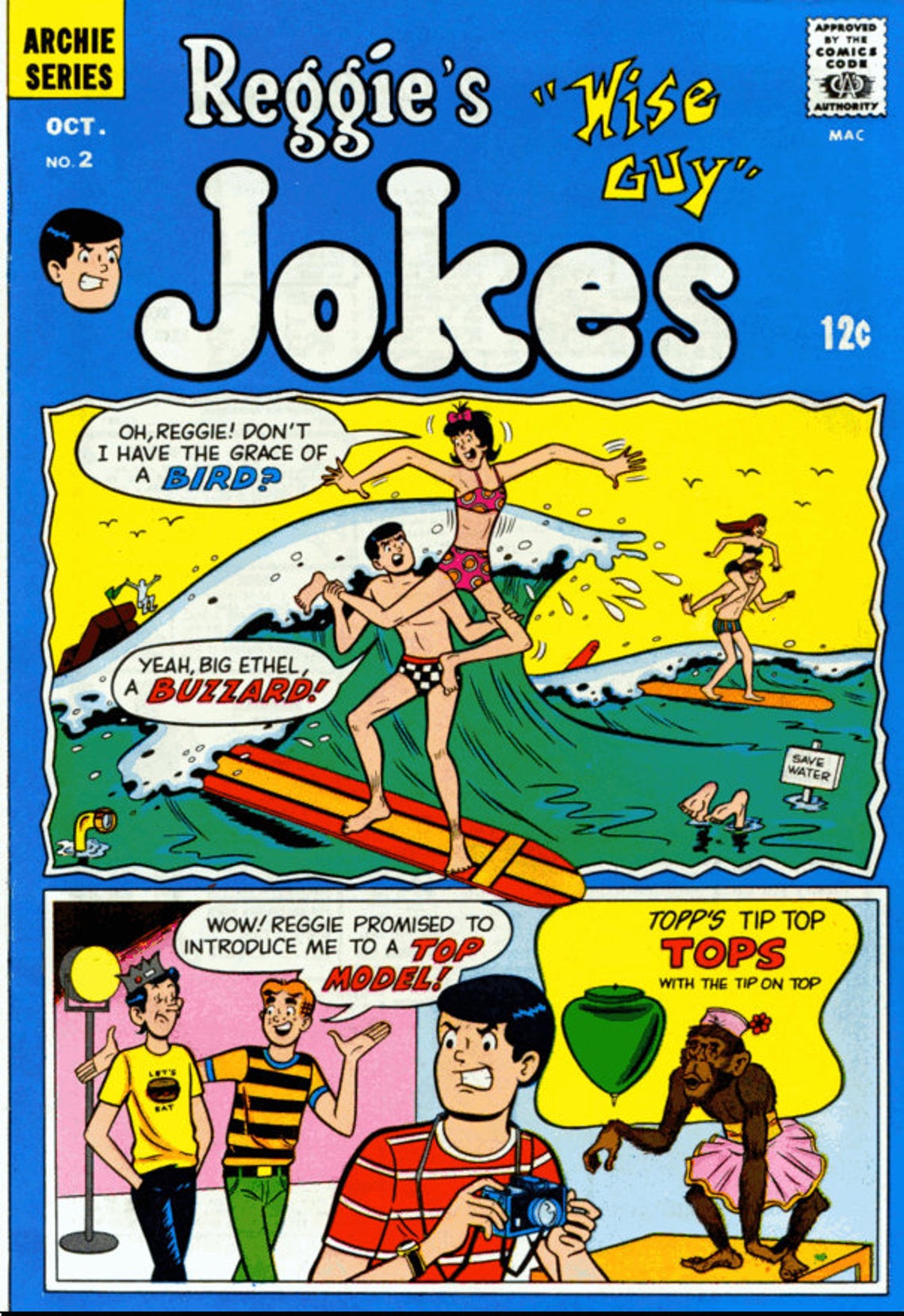 Reggies Wise Guy Jokes Comics. Rare Vintage. From 1968 1-55 - Etsy