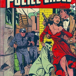 Authentic Police Cases Comics. Rare Vintage. 1948-1955 1-38 Compact ...