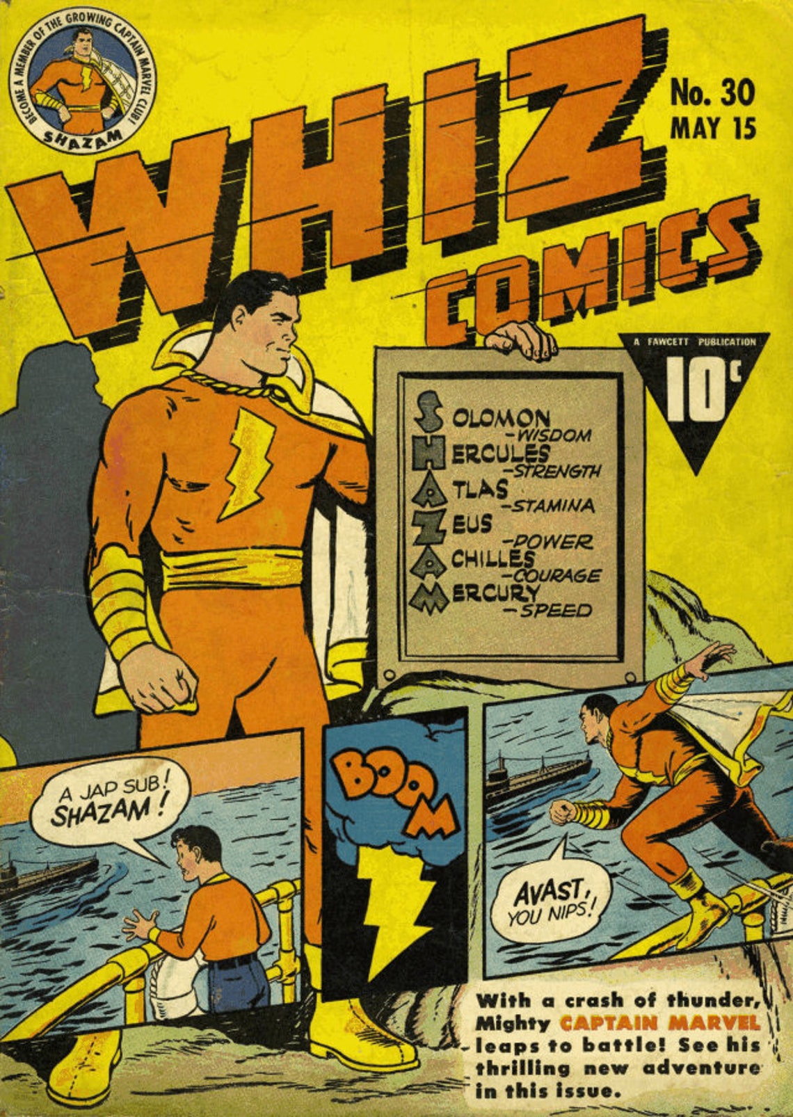 Whiz Comics. Rare Vintage. Golden Age february 1940 June 1953 No1 and ...