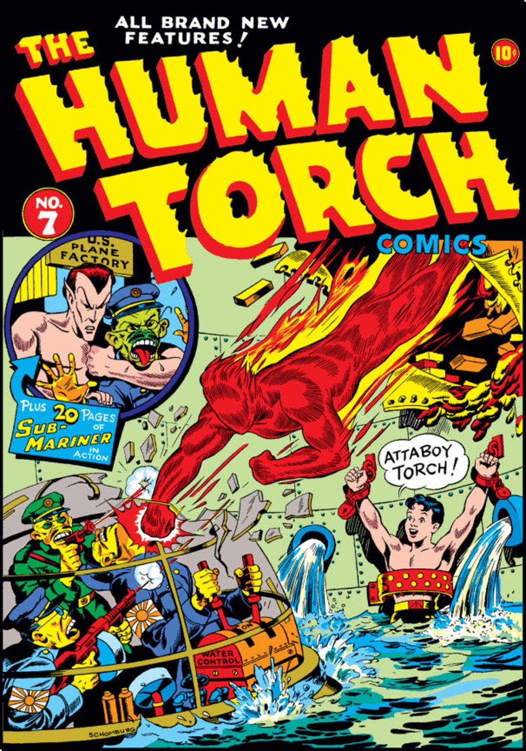 Human Torch Comics. Rare Vintage. Golden Age (1940-1954; 1-38 and 1974 ...