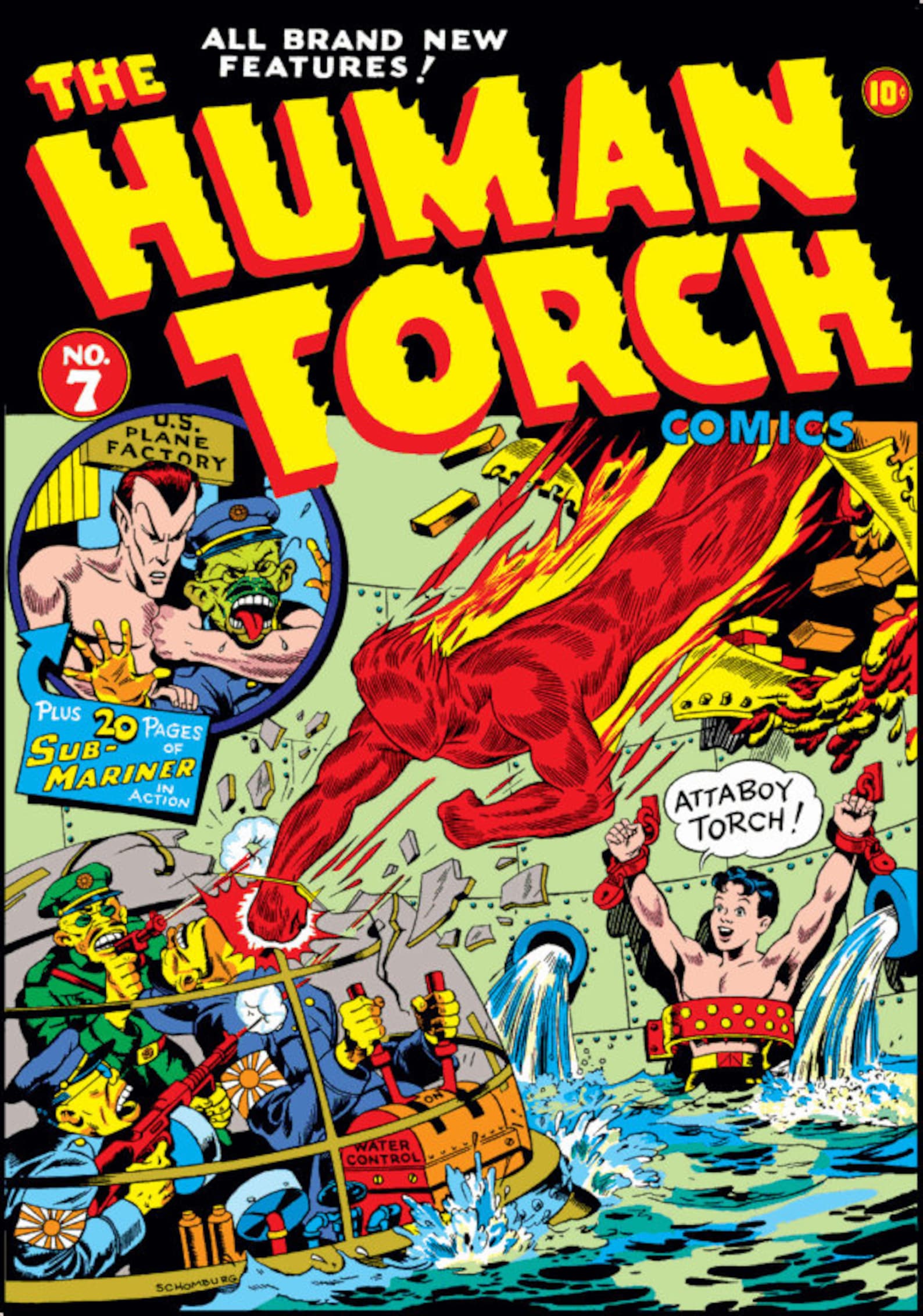 Human Torch Comics. Rare Vintage. Golden Age (1940-1954; 1-38 and 1974 ...
