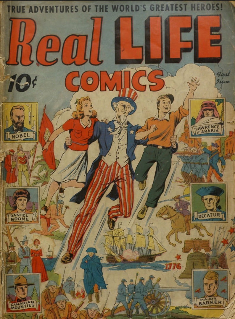 Real Life Comics. Golden Age. Rare Vintage Comics 1941-1952 56 ...