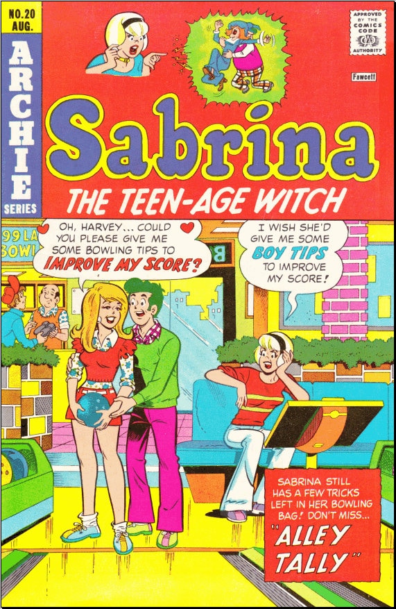 Sabrina the Teenage Witch Comics. Rare Vintage. Silver Age. From 1971 ...