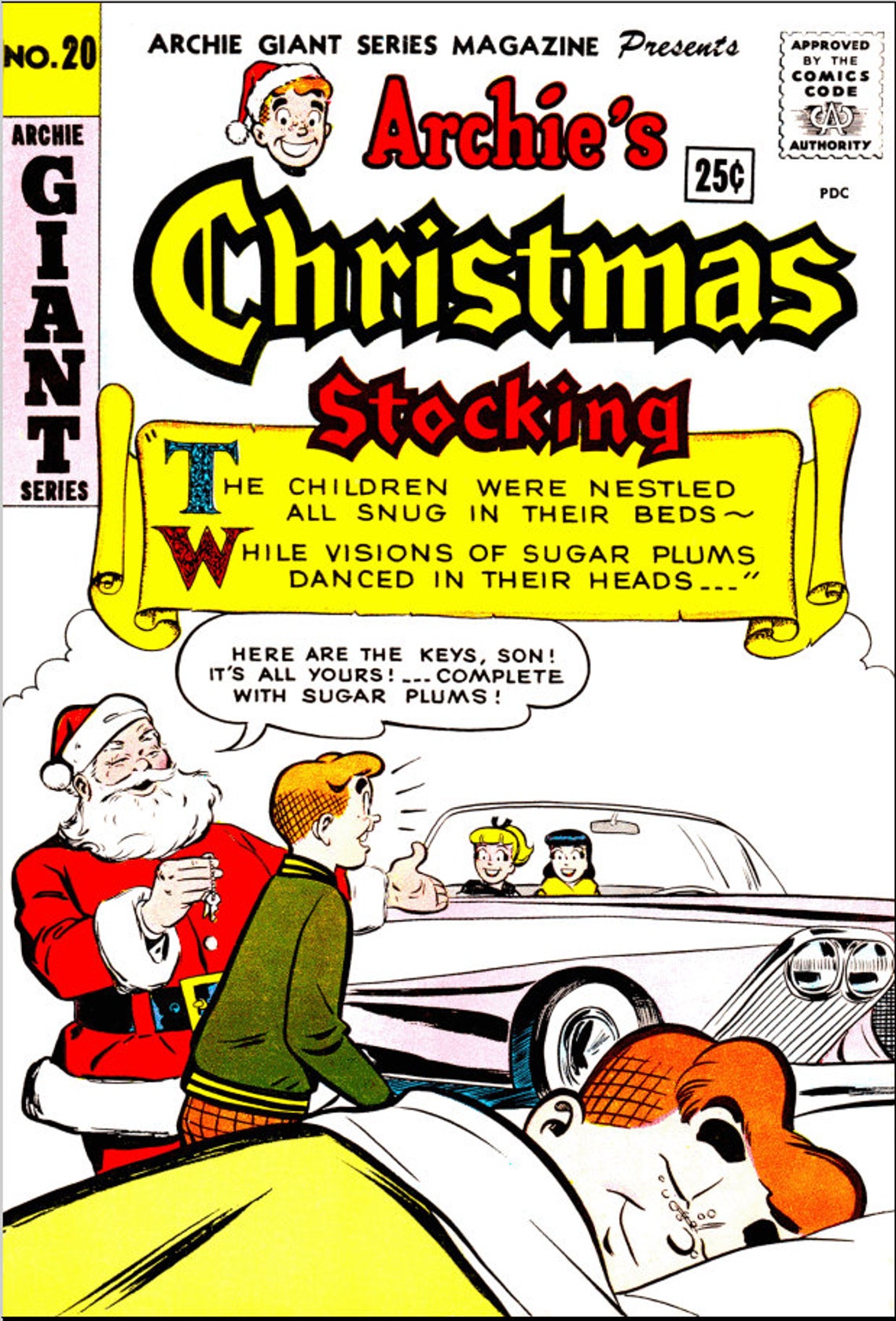 Archie Giant Series Magazine. Archie Christmas Stocking. - Etsy