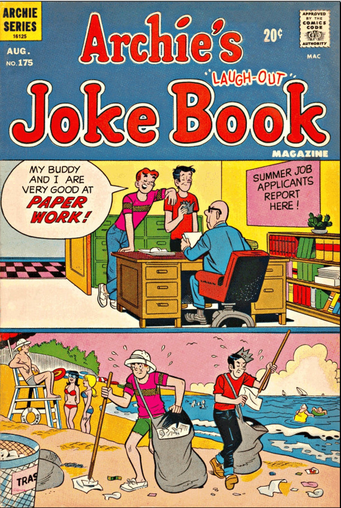 Archies Joke Book Magazine Comics. Silver Age. Rare Vintage Comics ...