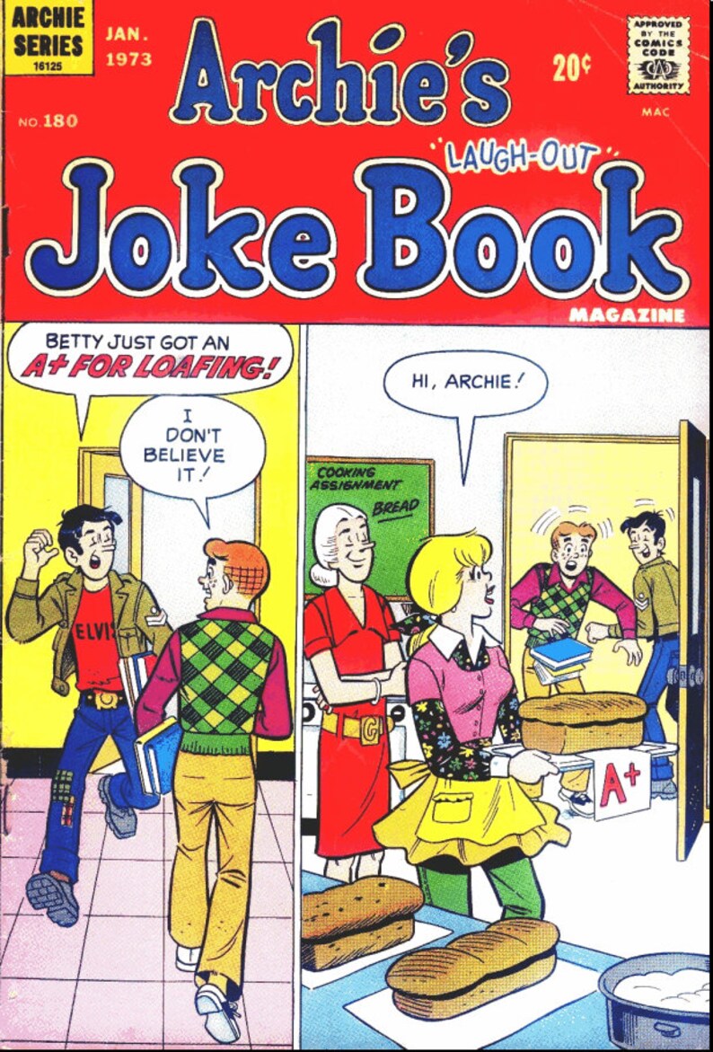 Archies Joke Book Magazine Comics. Silver Age. Rare Vintage Comics ...
