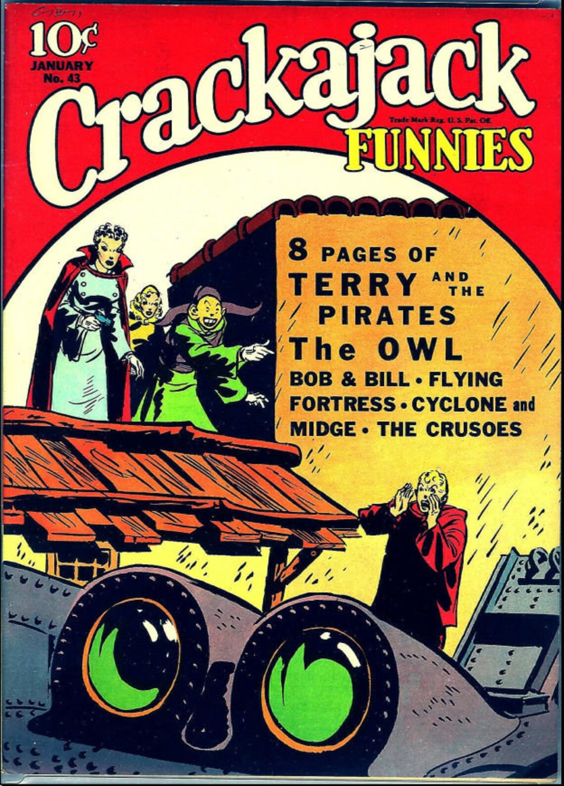 Crackajack Funnies Comics. Golden Age. Rare Vintage Comics 1938-1942 1 ...