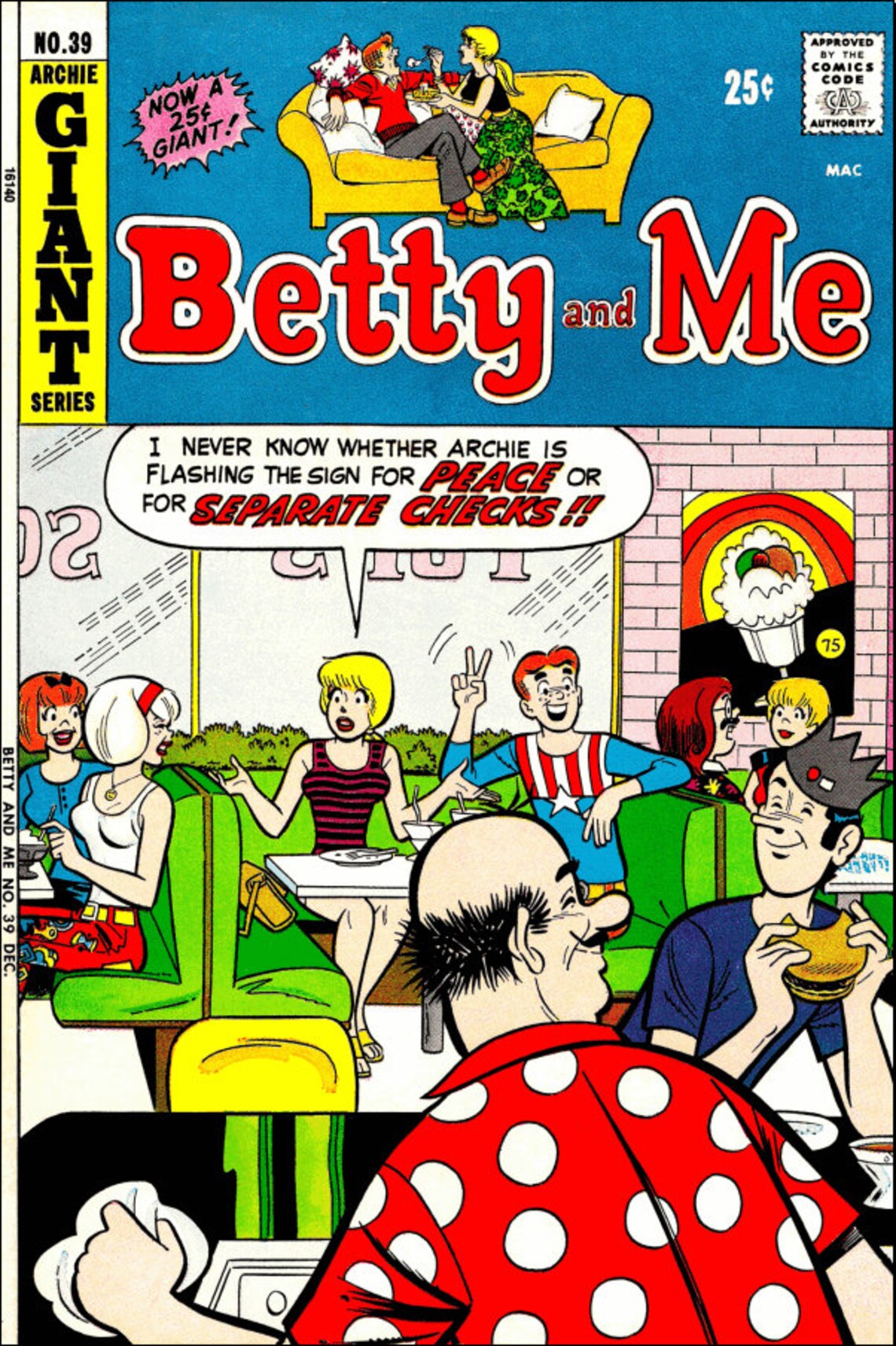 Betty and Me Comics. Comics Rare Vintage no. 1 and No.2 125 ...