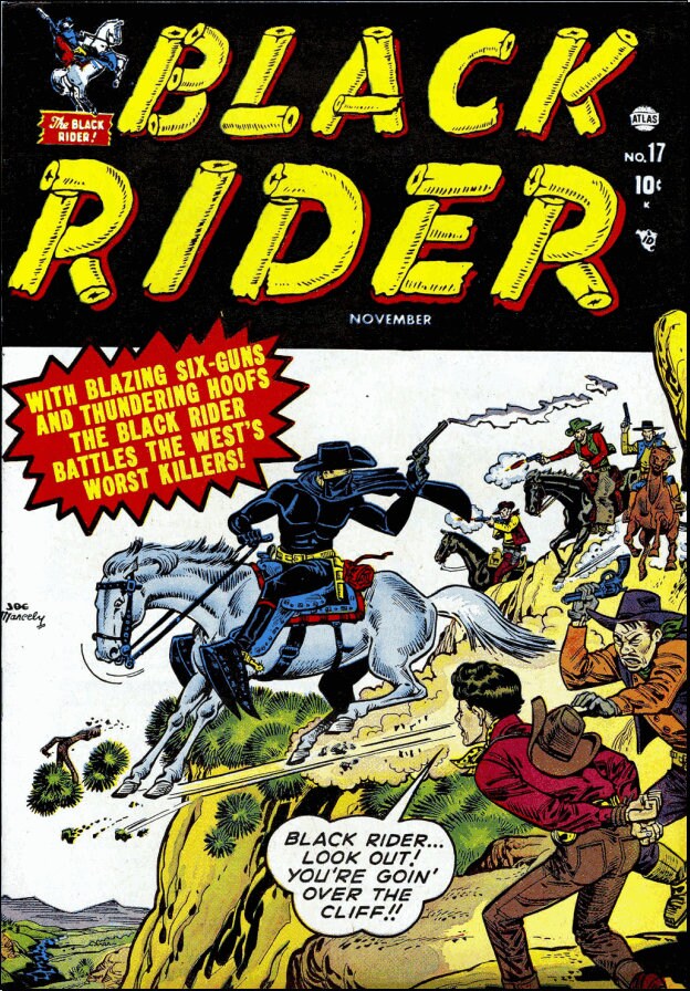 Black Rider Western Tales of Black Rider Gunsmoke Western Comics. Rare ...