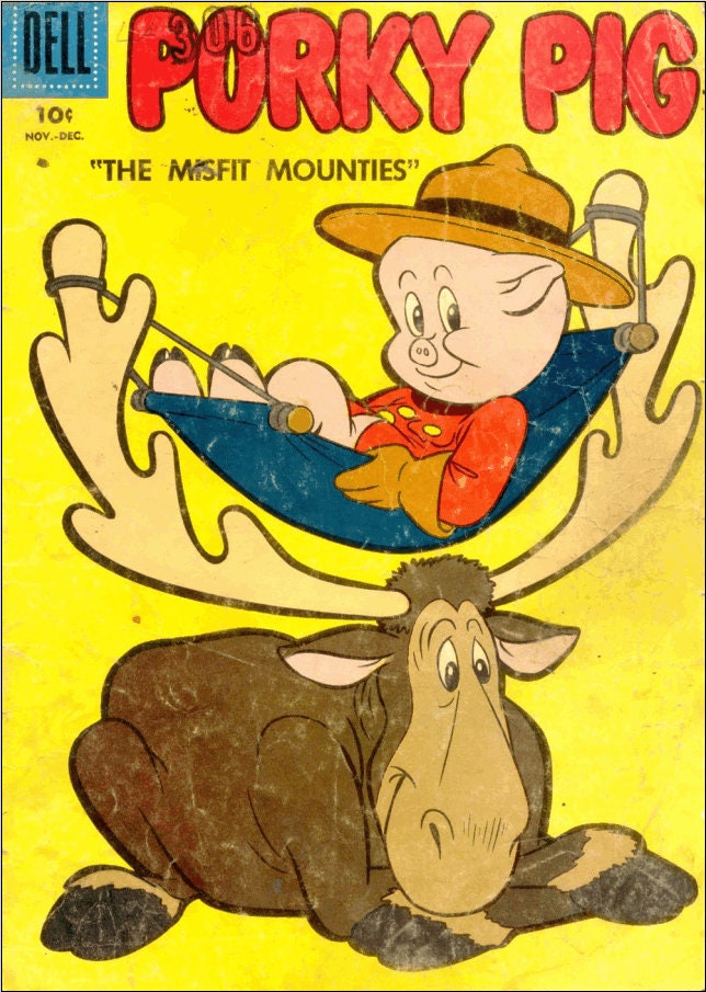 Porky Pig Comics Rare Vintage. Golden Age 1952-1962 25-81 | Etsy