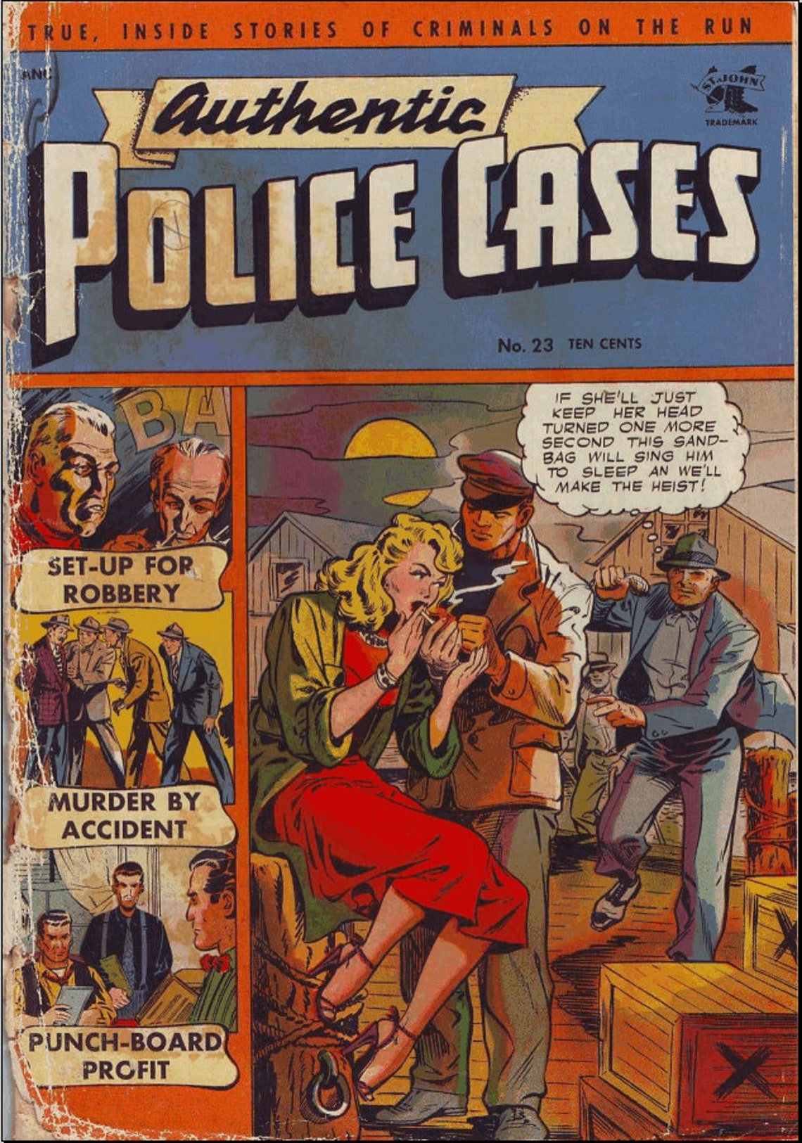Authentic Police Cases Comics. Rare Vintage. 1948-1955 1-38 Compact ...