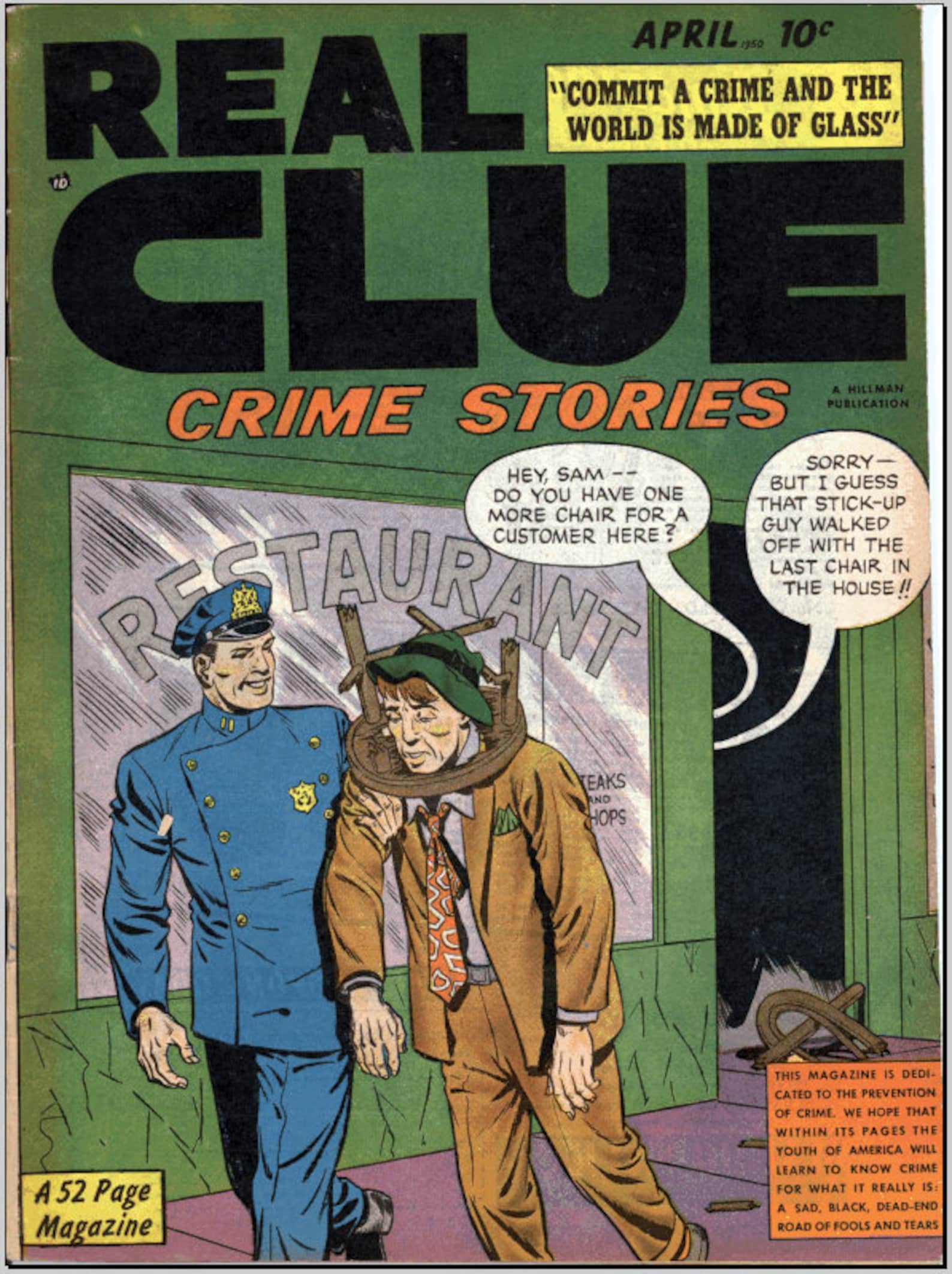 Clue Comics. Real Clue Crime Stories Comics. Golden Age. Rare Vintage ...